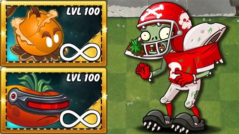 Pvz 2 Challenge Every Plants Level 1 Power Up Vs All Star Zombie