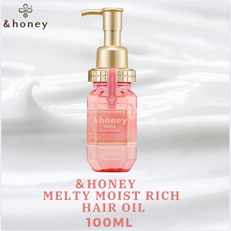 Honey 【bottle】melty Moist Rich Hair Oil 3 100ml Direct From Japan