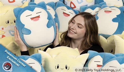 Togepi Snorlax Squishmallows 12 Inch Pokemon Center Exclusive