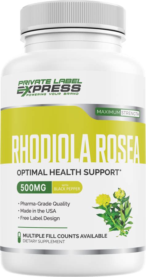 Rhodiola Rosea Private Label Express