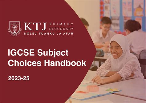 Igcse Subject Choices Handbook 2023 25 By Kolej Tuanku Jaafar Issuu