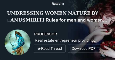 𝐔𝐍𝐃𝐑𝐄𝐒𝐒𝐈𝐍𝐆 𝐖𝐎𝐌𝐄𝐍 𝐍𝐀𝐓𝐔𝐑𝐄 BY 𝐌𝐀𝐍𝐔𝐒𝐌𝐈𝐑𝐈𝐓𝐈 Rules for men and women both Her father protects her