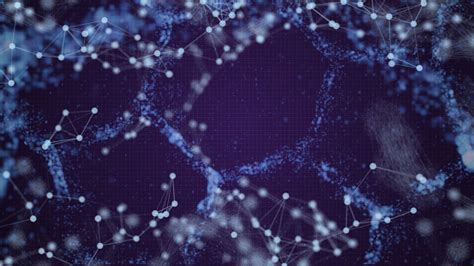 Futuristic Neural Network Of Trigonometric Figures Points And Polygons Stock Illustration