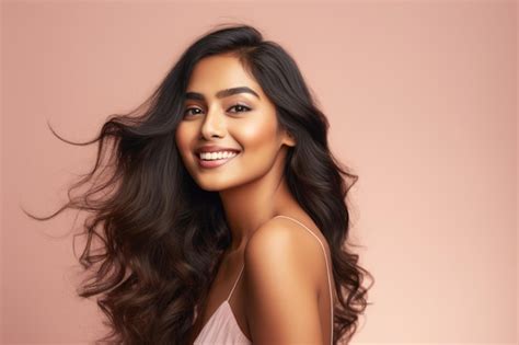 Indian Girl Posing Premium Ai Generated Image