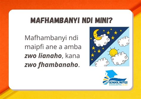 Mafhambanyi Ndi Mini School Notes