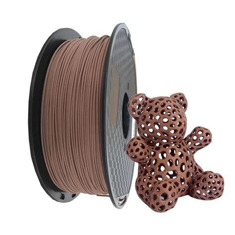 1kg 나무 Pla 3d 프린터 필라멘트 1 75mm 1000g 마호가니 우드 컬러 3d 프린팅 재료 공급 Pla 목재 Pla