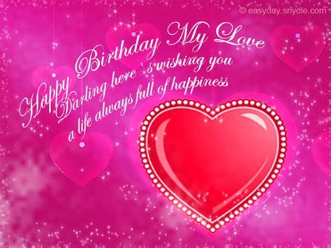 Darling Here ‘s Wishing You A Life Always Full Of Happiness