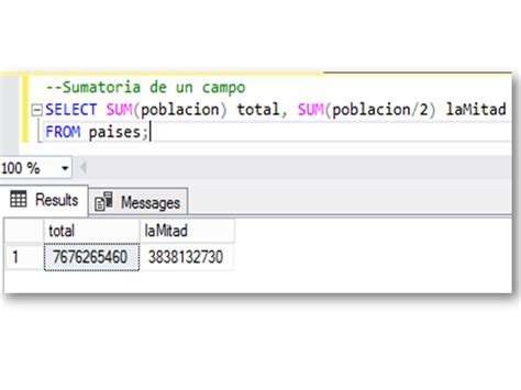 Funciones De Agregación En Sql Dba Dixit