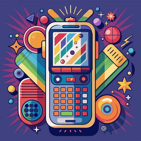 Mobile Phone Vector Illustration On Isolated Background Premium Ai