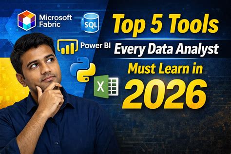Top 5 Tools Every Data Analyst Must Learn In 2026 By Anurodh Kumar