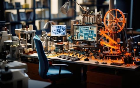 Premium Photo Genetics Research Lab Office