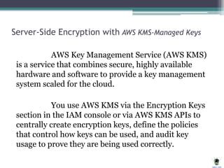 AWS Key Management PPSX Cloud Computing Internet