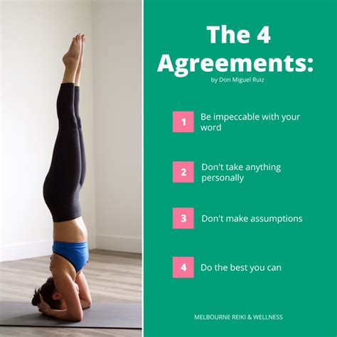 The 4 Agreements Melbourne Reiki And Wellness Reiki