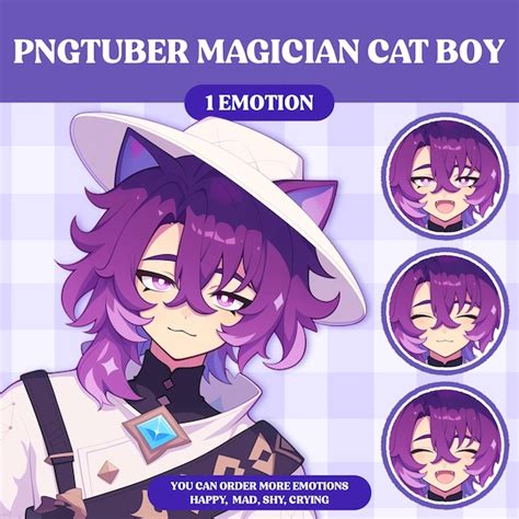 Cute Pngtuber Model Cute Boy Pngtuber Premade Model Veadotube Model Png