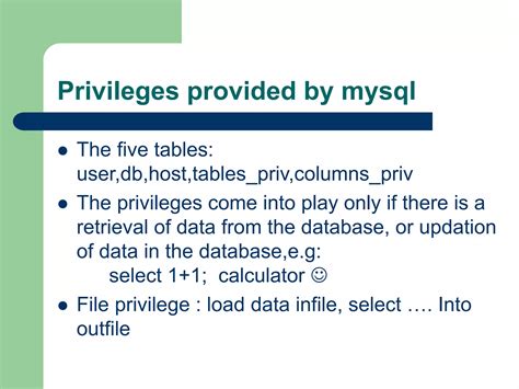 Mysql Introduction Ppt Databases Computer Software And Applications