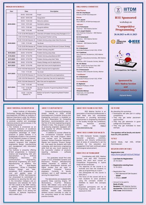 mohan hr on linkedin forthcoming events of ieee cs csi and acm…