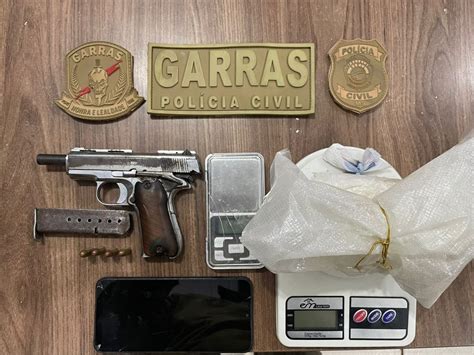 Polícia Civil Prende Homem Por Tráfico De Drogas E Posse Ilegal De Arma