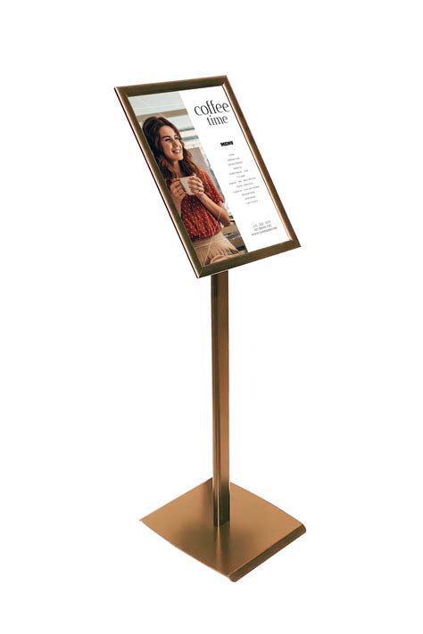 Desmark A3 Kahverengi Renk Menü Ve Bilgilendirme Panosu Tek Ayaklı