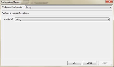 Codelite Ide Main Configurationmanager