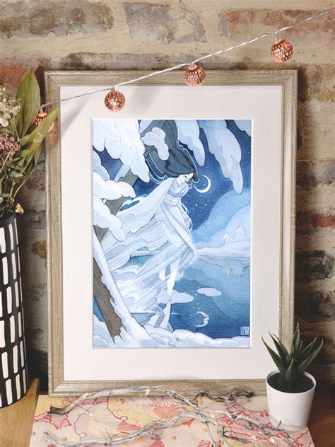 Yokai Yuki Onna The Snow Lady Etsy
