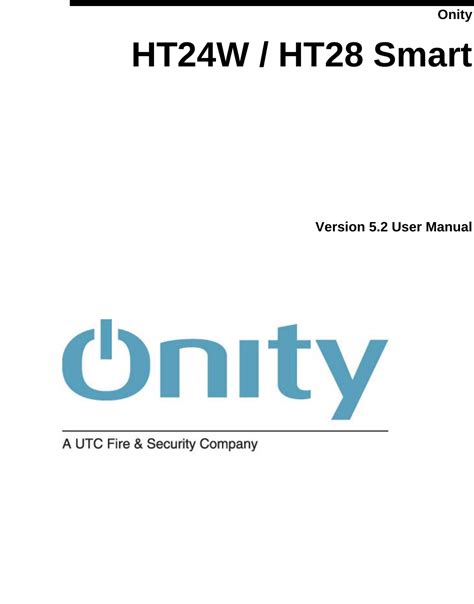 Onity Htrfidmfr01 Rfid Transmitter User Manual Ht28v5 1 Aug 17 2011