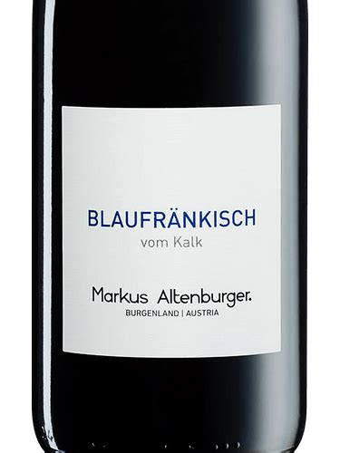 Markus Altenburger Blaufränkisch Vom Kalk Vivino 日本