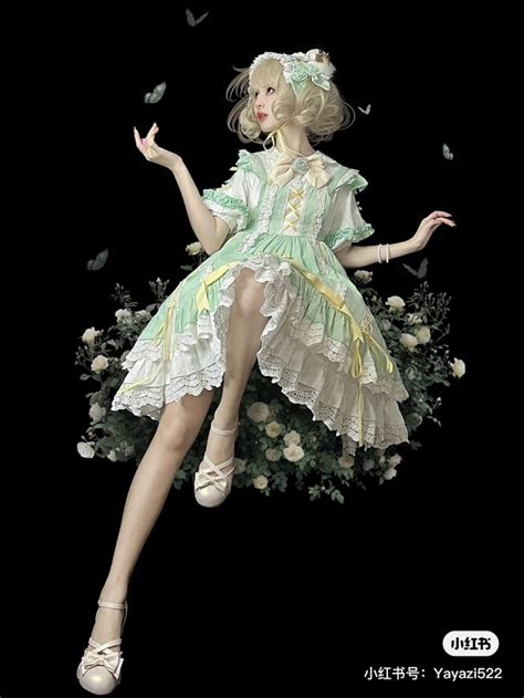 Lolita 洛丽塔 Lolita裙子 洛丽塔裙子 花边 荷叶边 蝴蝶结