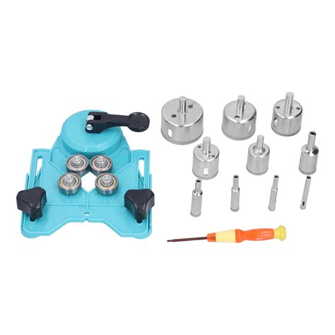 Hollow Drill Hole Saw Set Diamond Drilling Bits Tile Opener With Guidance Fixture For Ceramic