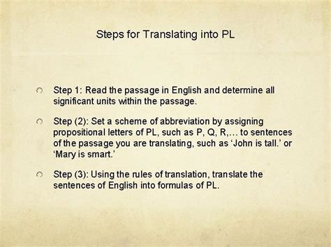 Logic Critical Reasoning Translation Into Propositional Logic Steps
