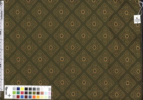 Damask Geometric Patterns Green Fs0236 Cameo