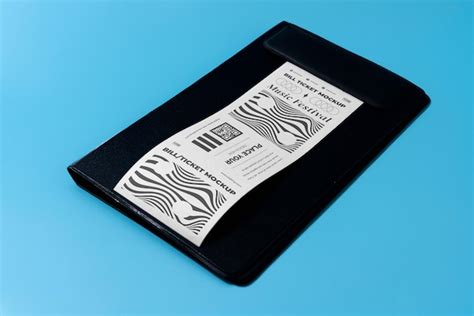 Premium Psd Paper With Bill Mock Up Design