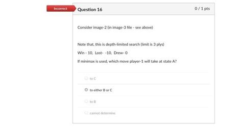 Solved Incorrect Question 16 01 Pts Consider Image 2 In