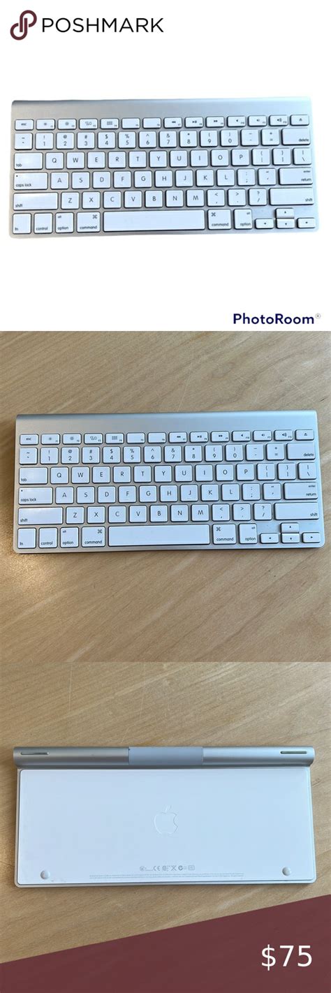 Apple Silver Wireless Keyboard Bluetooth A1314 Keyboard Wireless Apple Coloring