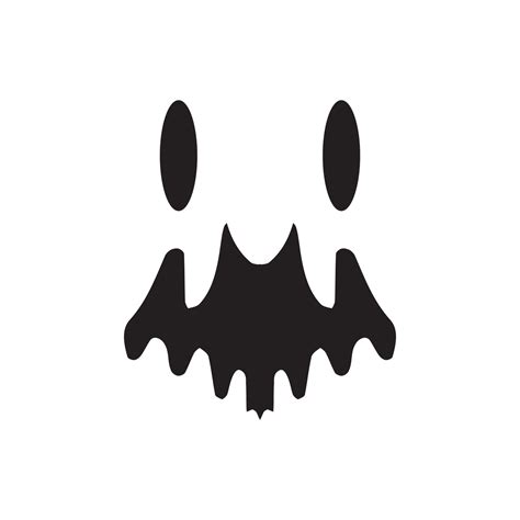Ghost Icon Simple Style Halloween Holiday Poster Background Symbol