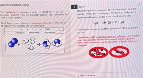Solved Stoichiometric Relationships The Stoichiometric Ratio