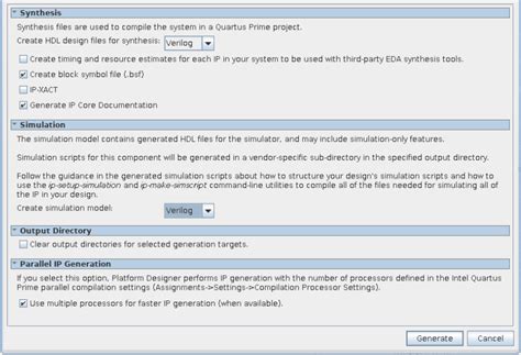 Simulating The IP Core