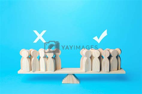 Approval And Disapproval Voting Yes Or No People Are Divided In