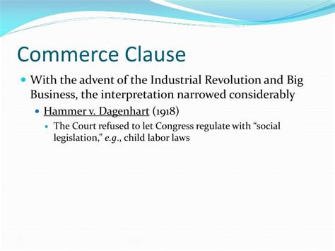 Ppt Commerce Clause Powerpoint Presentation Id 2402886