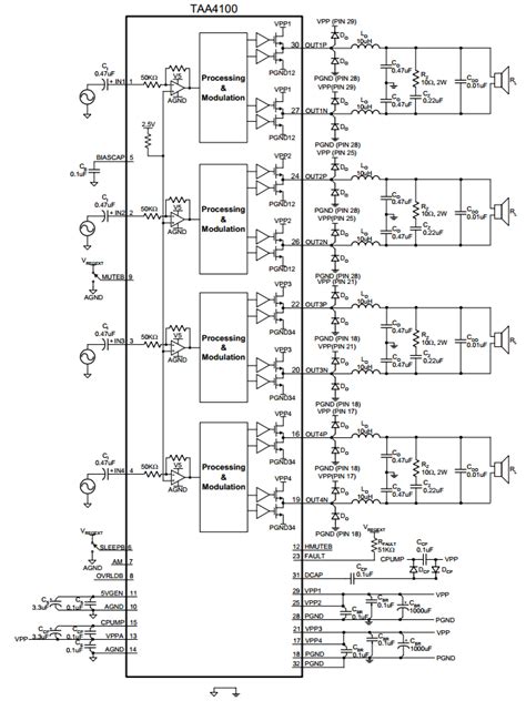 Class T Amplifier Schematic