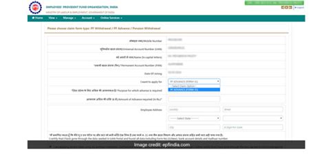 PF Withdrawal Procedure EPF Withdrawal Form Rules Status Online