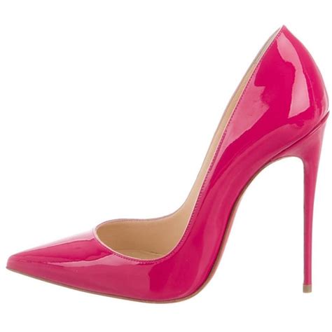 Christian Louboutin New Fuchsia Patent Leather So Kate High Heels Pumps In Box For Sale At 1stdibs