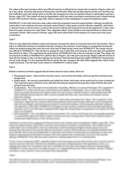 Solution Organisational Behaviour Studypool