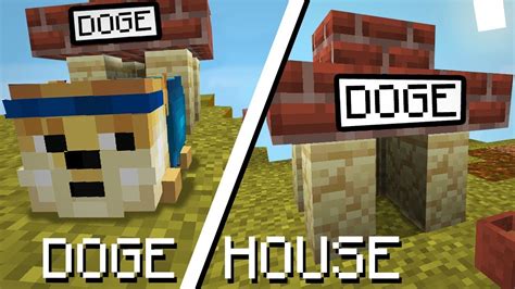 Minecraft 114 How To Make A Realistic Dog House Doge House Youtube