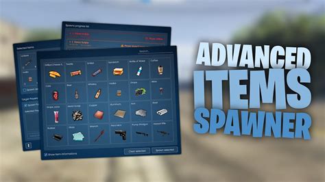 Advanced Items Spawner Admin Menu QBCore ESX Legacy Framework