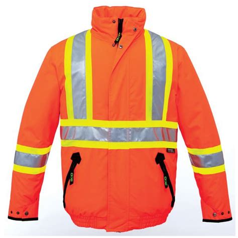 Hi Vis Insulated Bomber Jacket Pro2col