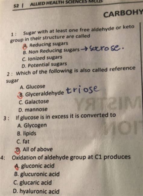 4 Oxidation Of Aldehyde Group At C1 Produces Filo