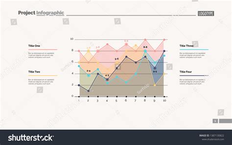 Detailed Line Graph Slide Template Business Stock Vector Royalty Free Shutterstock