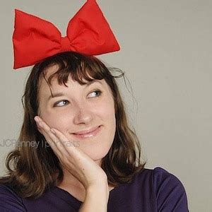 Red Kiki S Delivery Service Bow Etsy