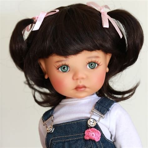 Monique Doll Wig Lina Dark Brown For Bjd Meadowdolls Big Saffi Bailey Silvia Scarlett