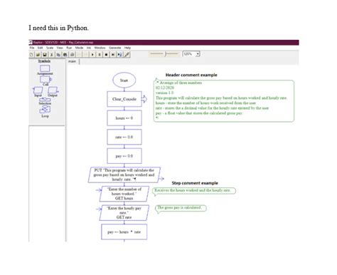 Solved I Need This In Python Pleaseheader Comment Examplei